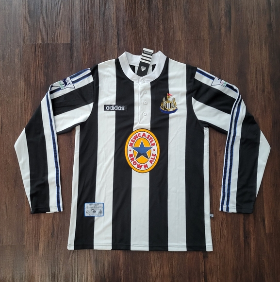 Shirts | Alan Shearer Newcastle United Fc New Mens Long Sleeve Retro ...